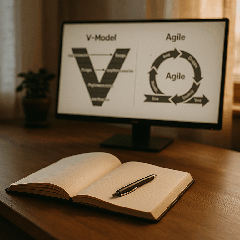 Cycle en V vs méthode agile : quelle approche choisir - mon-premier-blog.fr