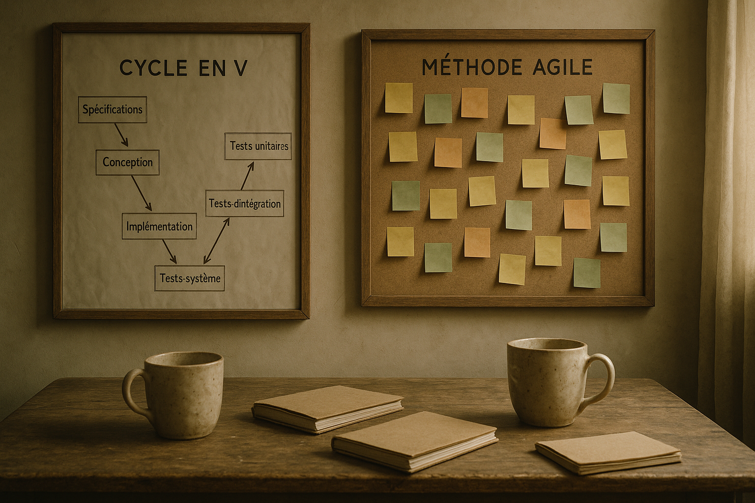 Cycle en V vs méthode agile : quelle approche choisir - mon-premier-blog.fr